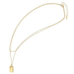 Adelia&acute;s Kette ohne Anh&auml;nger ADELIA&acute;S "Damen Halskette mit Anh&auml;nger &ndash; aus Edelstahl", gold, Halsketten, Damen, 40cm, Edelstahl, Ideal als Geschenk zum Muttertag