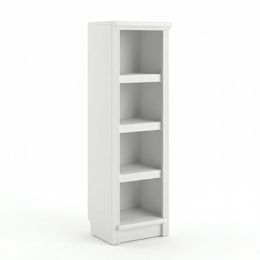 Standregal OTTO HOME "Riga B&uuml;cherregal Regal Breite/Tiefe 40/29 cm", cremewei&szlig;, B:40cm H:126cm T:29cm, Massivholz, Regale, Standregal, aus massiver Kiefer, FSC-zertifiziert