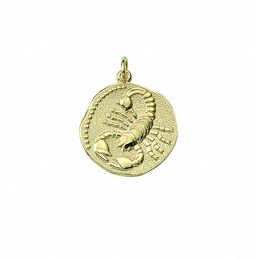 Adelia&acute;s Kettenanh&auml;nger ADELIA&acute;S "Damen & Herren 333 Gold Sternzeichen Anh&auml;nger Skorpion &Oslash; 18,2 mm", gold, Schmuckanh&auml;nger, Damen, Damen, Skorpion, Gelbgold 333 Gold, Gelbgold 333, Gold, Kettenanh&auml;nger, Goldschmuck f&uuml;r Damen & Herren