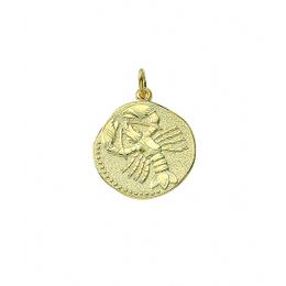 Adelia&acute;s Kettenanh&auml;nger ADELIA&acute;S "Damen & Herren 333 Gold Sternzeichen Anh&auml;nger Krebs &Oslash; 18,2 mm", gold, Schmuckanh&auml;nger, Damen, Krebs, Gelbgold 333 Gold, Gelbgold 333, Gold, Kettenanh&auml;nger, Goldschmuck f&uuml;r Damen & Herren