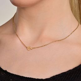 Adelia&acute;s Kette ohne Anh&auml;nger ADELIA&acute;S "Damen Halskette mit Anh&auml;nger &ndash; aus Edelstahl", gold, Halsketten, Damen, 48cm, Edelstahl, Ideal als Geschenk f&uuml;r besondere Anl&auml;sse