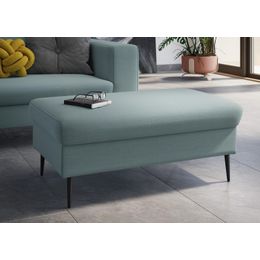 Sitzhocker DOMO collection "Modica", gr&uuml;n (mint), B:99cm H:42cm T:65cm, Hocker, Sitzhocker, Auch in Cord, Fu&szlig;h&ouml;he passend f&uuml;r g&auml;ngige Saugroboter
