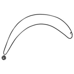 Adelia&acute;s Kette ohne Anh&auml;nger ADELIA&acute;S "Unisex Halskette mit Anh&auml;nger &ndash; aus Edelstahl", schwarz, Halsketten, Damen, 60cm, Edelstahl, Ideal als Geschenk &ndash; dezent und elegant
