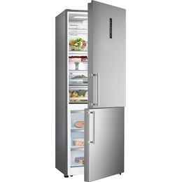 Hanseatic K&uuml;hl-/Gefrierkombination "HKGK20070BNFI", Energieeffizienz: B (A-G), edelstahl, B:70,4cm H:201,3cm T:69,4cm, K&uuml;hlschr&auml;nke, inkl. 3 Jahre Herstellergarantie