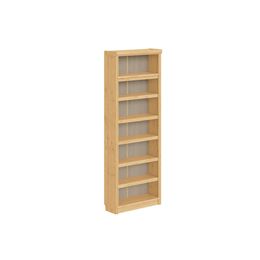 B&uuml;cherregal OTTO HOME "Soeren Regal B/T/H: 80/29/220 cm", natur, B:80cm H:220cm T:29cm, Massivholz, Regale, B&uuml;cherregal, 7 offene F&auml;cher, massive Kiefer, FSC-zertifiziert