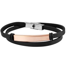 Adelia&acute;s Wickelarmband ADELIA&acute;S "Unisex Armband &ndash; Wickelarmband aus Leder 42 cm", schwarz, Armb&auml;nder, Damen, 42cm, Leder, Wickelarmband, Zum Verschenken &ndash; ideal zum einfach so