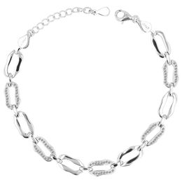 Adelia&acute;s Armband ADELIA&acute;S "Damen Armband aus 925 Silber mit Zirkonia 18+3 cm", silber, Armb&auml;nder, Damen, 21cm, Silber 925 (Sterlingsilber), Armband, Zum Verschenken an Menschen, die Ihnen am Herzen liegen