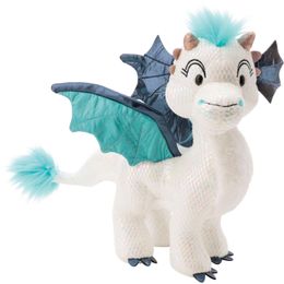 Kuscheltier Nici "Winter, Drache Zafura, 35 cm stehend", wei&szlig;, Pl&uuml;schfiguren, KinderB:36cm H:35cm L:41cm, Kuscheltier, enth&auml;lt recyceltes Material, B:36cm H:35cm L:41cm