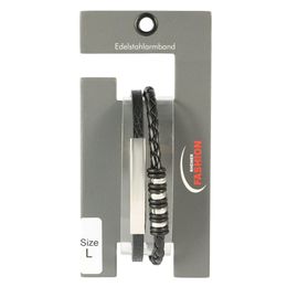 Adelia&acute;s Armband ADELIA&acute;S "Herren Armband &ndash; Lederarmband aus Leder 19 cm", schwarz, Armb&auml;nder, Herren, 19cm, Leder, Armband, Geschenkidee: zeitlos und vielseitig