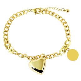 Adelia&acute;s Kettenanh&auml;nger ADELIA&acute;S "Damen Anh&auml;nger &ndash; Herzanh&auml;nger aus Edelstahl", gold, Schmuckanh&auml;nger, Damen, Edelstahl, Kettenanh&auml;nger, Ein Geschenk, das Freude macht
