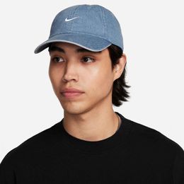 Baseball Cap Nike Sportswear "U NK CLUB CAP U CB DENIM 24 L", Herren, Gr. L, blau (work blau, wei&szlig;), Obermaterial: 100% Baumwolle, Caps, sportlicher Stil, f&uuml;r Erwachsene, f&uuml;r sportliche Aktivit&auml;ten