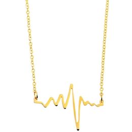 Adelia&acute;s Kette ohne Anh&auml;nger ADELIA&acute;S "Damen Halskette &ndash; Ankerkette Herz aus Edelstahl 43 cm", gold, Halsketten, Damen, 43cm, Edelstahl, Ein Geschenk, das Freude macht