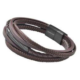 Adelia&acute;s Armband ADELIA&acute;S "Unisex Armband &ndash; Lederarmband aus Leder 19 cm", braun, Armb&auml;nder, Damen, 19cm, Leder, Armband, Ideal zum Verschenken &ndash; schlicht und stilvoll