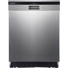 Hanseatic Unterbaugeschirrsp&uuml;ler "HGU6082C14T7735EI", Energieeffizienz: C (A-G), silber (edelstahl), B:59,8cm H:81,5cm T:60cm, Geschirrsp&uuml;ler, inkl. 3 Jahre Herstellergarantie