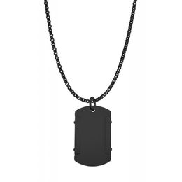 Adelia&acute;s Kette mit Anh&auml;nger ADELIA&acute;S "Damen Edelstahl Venezianerkette Halskette mit Anh&auml;nger", schwarz, Halsketten, Damen, unbekannt, Edelstahl