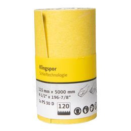 Klingspor PS 30 D Rollen, 115 x 5000 mm Korn 220 (294229)