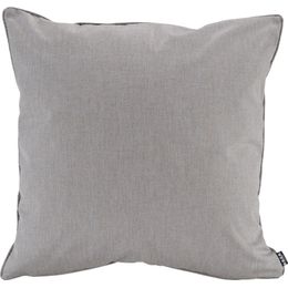 HOCK Dekokissen H.O.C.K. "Lino", grau (grau melange, unifarben), B:60cm H:10cm L:60cm, Polyacryl, Dekokissen_Sitzkissen_Kissenh&uuml;llen, Outdoor geeiget, Wendekissenh&uuml;lle mit F&uuml;llung, 1 St&uuml;ck