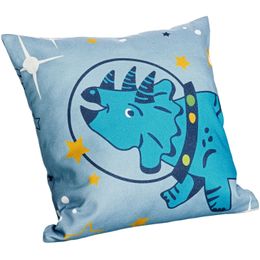Dekokissen Paidi "in 40x40 cm, Baumwolle, verschiedene Motive", gr&uuml;ner planet, gemustert, B:40cm H:10cm L:40cm, Baumwolle, Polyester, Dekokissen_Sitzkissen_Kissenh&uuml;llen, Zierkissen mit F&uuml;llung, abnehmbarer und waschbarer Bezug