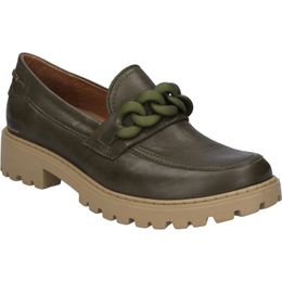 Slipper Josef Seibel "Marta 19, moos", Damen, Gr. 39, gr&uuml;n (moos), Obermaterial: 100% Rindsleder Leather cow., Schuhe Slipper