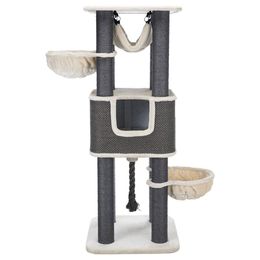Trixie Kratzbaum XXL Humberto 174 cm mit H&auml;ngematte creme/grau