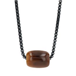 Adelia&acute;s Kette ohne Anh&auml;nger ADELIA&acute;S "Unisex Halskette mit Anh&auml;nger &ndash; aus Edelstahl", schwarz, Halsketten, Damen, 61cm, Edelstahl, Ein stilvolles Geschenk f&uuml;r besondere Momente