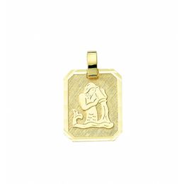 Adelia&acute;s Kettenanh&auml;nger ADELIA&acute;S "Damen & Herren 333 Gold Sternzeichen Anh&auml;nger Wassermann", gold, Schmuckanh&auml;nger, Damen, Wassermann, Gelbgold 333 Gold, Gelbgold 333, Gold, Kettenanh&auml;nger, Goldschmuck f&uuml;r Damen & Herren