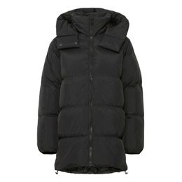 Steppjacke oxmo "Steppjacke OXEllie", Damen, Gr. 42, schwarz, Obermaterial: 100% Nylon NY., Jacken Steppjacke