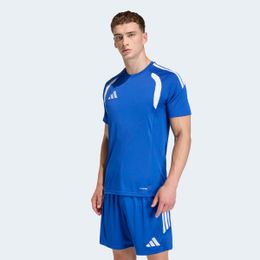 Fu&szlig;balltrikot adidas Performance "TIRO26L JSY M", Herren, Gr. L, royal blau, wei&szlig;, Obermaterial: 100% Polyester, Rundhals, Trikots Fu&szlig;balltrikot