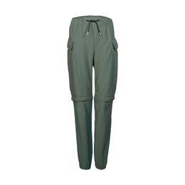 Zip-off-Hose Killtec "KOS 133 BYS PNTS", Jungen, Gr. 128, Normalgr&ouml;&szlig;en, gr&uuml;n (olivgr&uuml;n), Obermaterial: 79% Viskose, 18% Polyamid, 3% Elasthan, Hosen, Abzippbare Funktionshose, elastisch, 4 Taschen, reflektierend