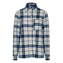 Fleecejacke oxmo "Fleecejacke OXChia", Damen, Gr. XL, blau (total eclipse), Obermaterial: 100% Polyester PES., Jacken Fleecejacke