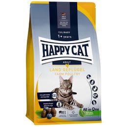 Happy Cat Culinary Adult Land Gefl&uuml;gel Katzen-Trockenfutter getreidefrei 1,3kg