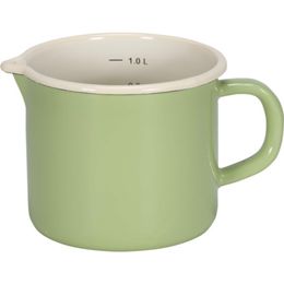 SONSTIGE Emaille-Milchtopf mit Ausguss JUIST 12 cm