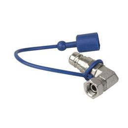 Showtec CO2 90&deg; 3/8 to Qlock adap male