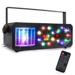 LIGHT4ME PARTY III V2 Multieffekt LED Derby Gobo Wash Laser