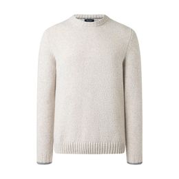 Strickpullover Maerz Muenchen "Maerz Muenchen 439200 Strickpullover Herren Bekleidung", Herren, Gr. 50, grau, 100% Schurwolle, Rundhals, Pullover Strickpullover