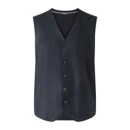 Strickweste Maerz Muenchen "Maerz Muenchen 506401 Strickweste Herren Bekleidung", Herren, Gr. 48, blau, 100% Wolle (Merino), Westen Strickweste