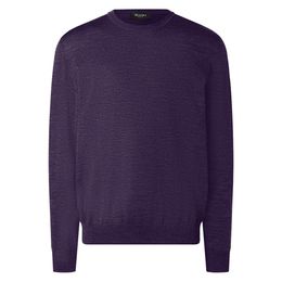Strickpullover Maerz Muenchen "Maerz Muenchen 490500 Strickpullover Herren Bekleidung", Herren, Gr. 50, lila, 100% Wolle, Rundhals, Pullover Strickpullover