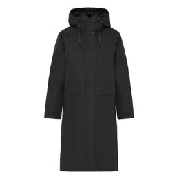 Kurzmantel North Bend "Kurzmantel NBMalis W Parka W-PRO 10.000 mit wasserdichter Beschichtung", Damen, Gr. 40, schwarz, Obermaterial: 100% Polyester PES., M&auml;ntel Kurzmantel