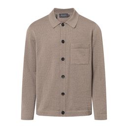 Strickjacke Maerz Muenchen "Maerz Muenchen 591300 Strickjacke Herren Bekleidung", Herren, Gr. 48, beige, 100% Wolle (Merino), Strickjacken Strickjacke