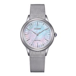 Citizen L Serie Damen Silberne Uhr EM1150-86D