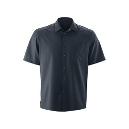 Radtrikot Gonso "Adventure Shirt M", Herren, Gr. L, blau (nachtblau), 94% Polyester, 6% Elasthan, Rundhals, Trikots, Atmungsaktiv, schnell trocknend