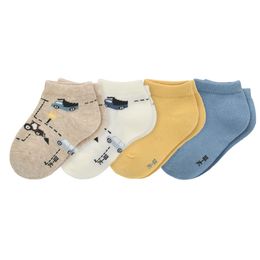Topomini 4 Paar Baby Sneaker-Socken im Set