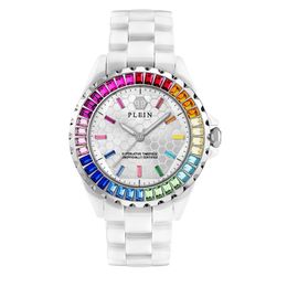 Philipp Plein Plein Heaven Wei&szlig; Damen Armbanduhr PWPPA0124