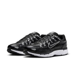 Sneaker Nike Sportswear "P-6000", Herren, Gr. 41, schwarz, schwarz, wei&szlig;, metallic silber, Textil, Schuhe Sneaker