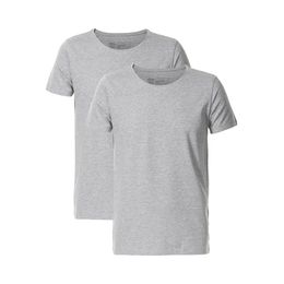 PETROL INDUSTRIES - Lot de 2 t-shirts basiques &agrave; col rond Hommes - Gris