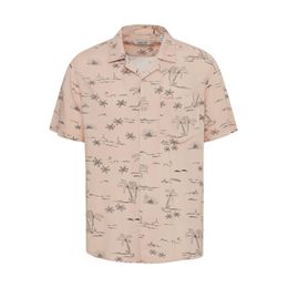 !Solid Kurzarmhemd SOLID "Kurzarmhemd SDIan", Herren, Gr. M, N-Gr, braun (rugby tan), Obermaterial: 100% Viskose CV., Hemden