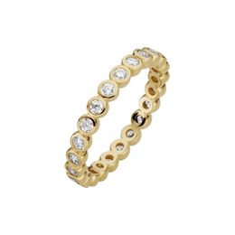 OROLINO Ring 333/- Gelbgold glanz synth. Zirkonia