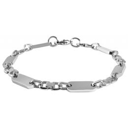 Adelia&acute;s Edelstahlarmband ADELIA&acute;S "Unisex Armband aus Edelstahl" Gr. 19, silber, Armb&auml;nder, Herren, 19, Edelstahl, Edelstahlarmband