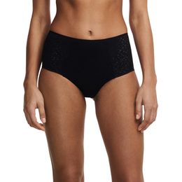 Taillenslip Chantelle "NORAH", Damen, Gr. 38, schwarz, Obermaterial: 72% Polyamid, 28% Elasthan, k&ouml;rpernah, Unterhosen Taillenslip, florale Spitze, weiche Materialien