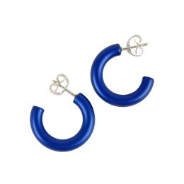 DeMarie Ohrringe eloxiertes Aluminium blau